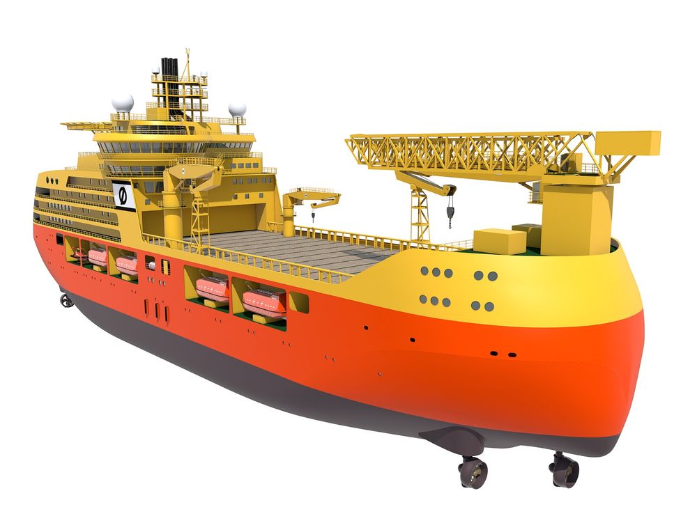 Skipshotellet nærmer seg ferdig i Korea. I forrige uke droppet den ...