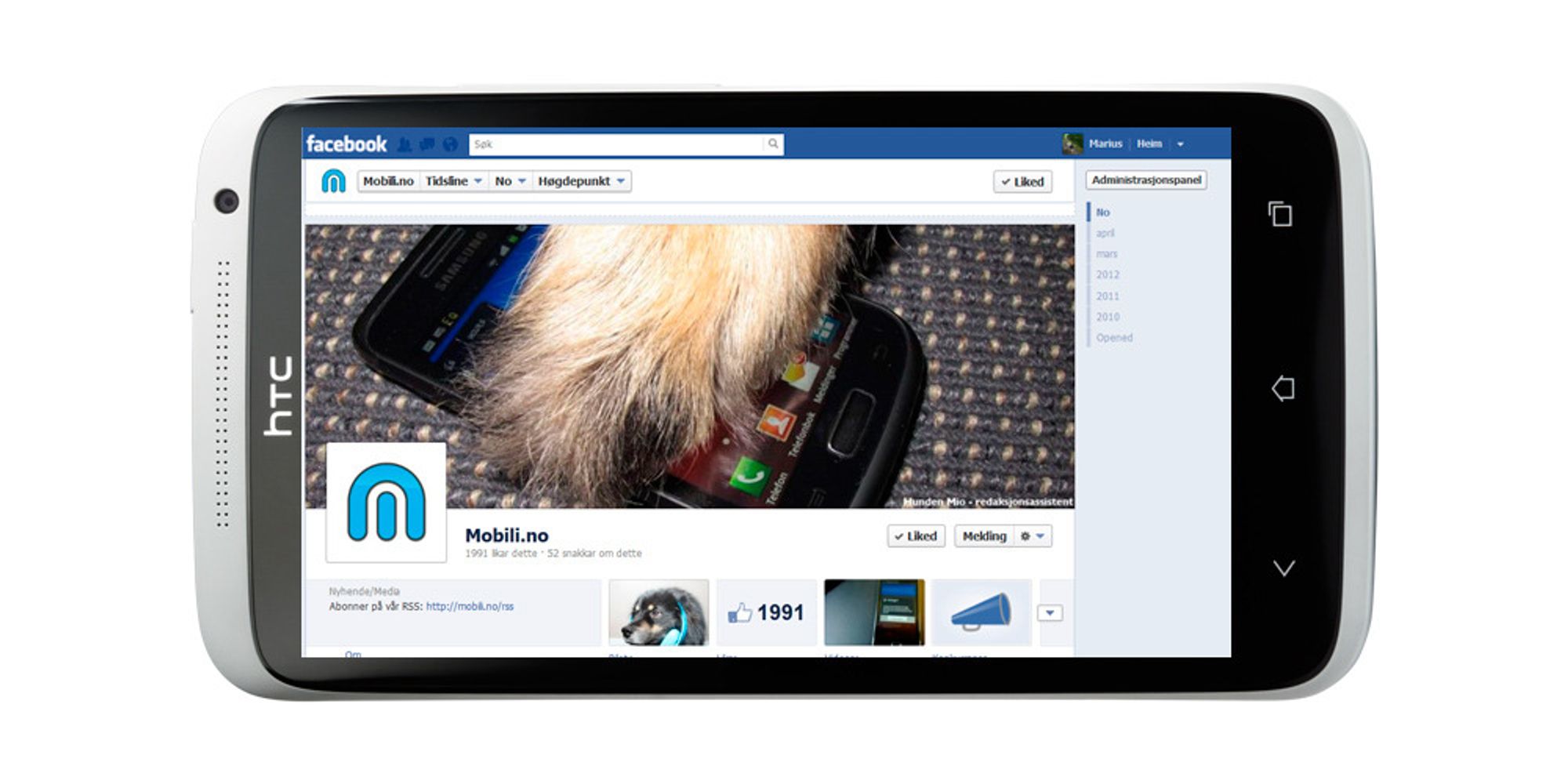 HTC lager Facebook-mobil - Tu.no