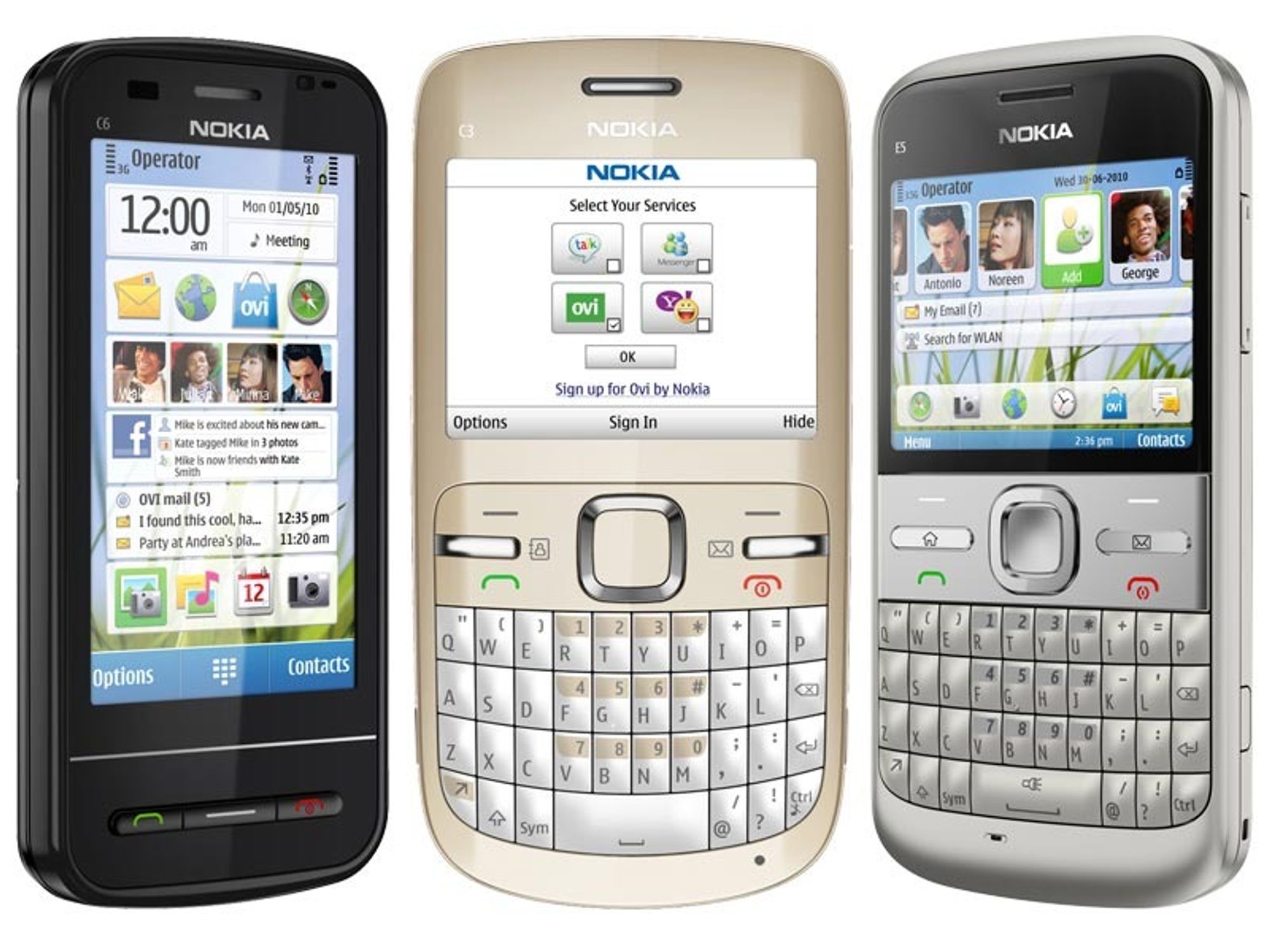 Nokia lanserer tre qwerty-telefoner - Tu.no