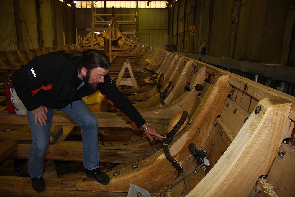 Se verdens største vikingskip ta form - Tu.no