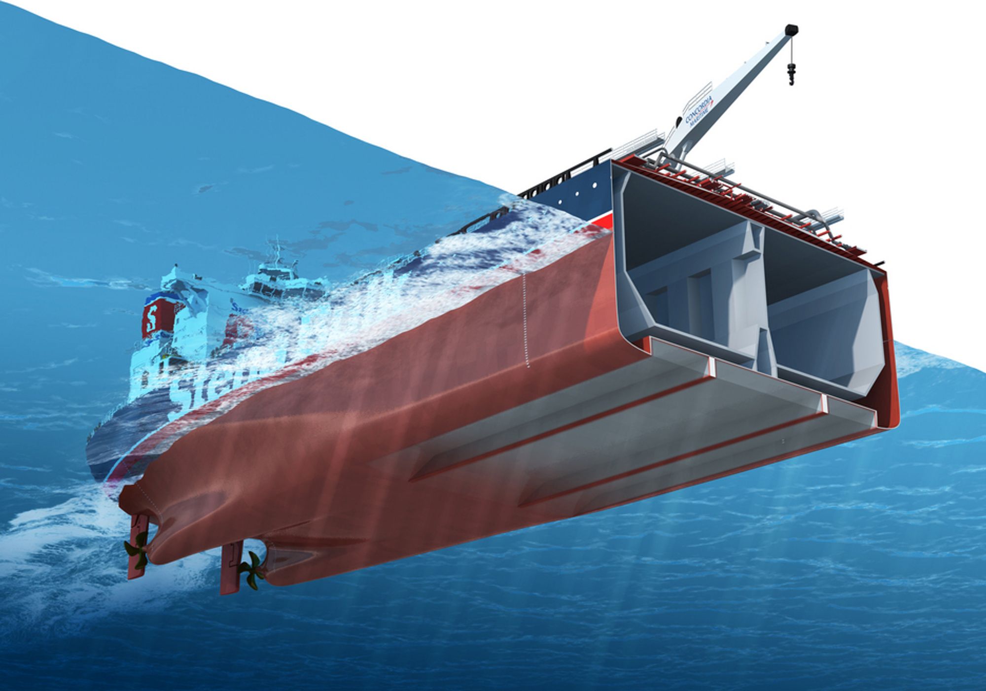 Tester tankskip på luftpute | Tu.no