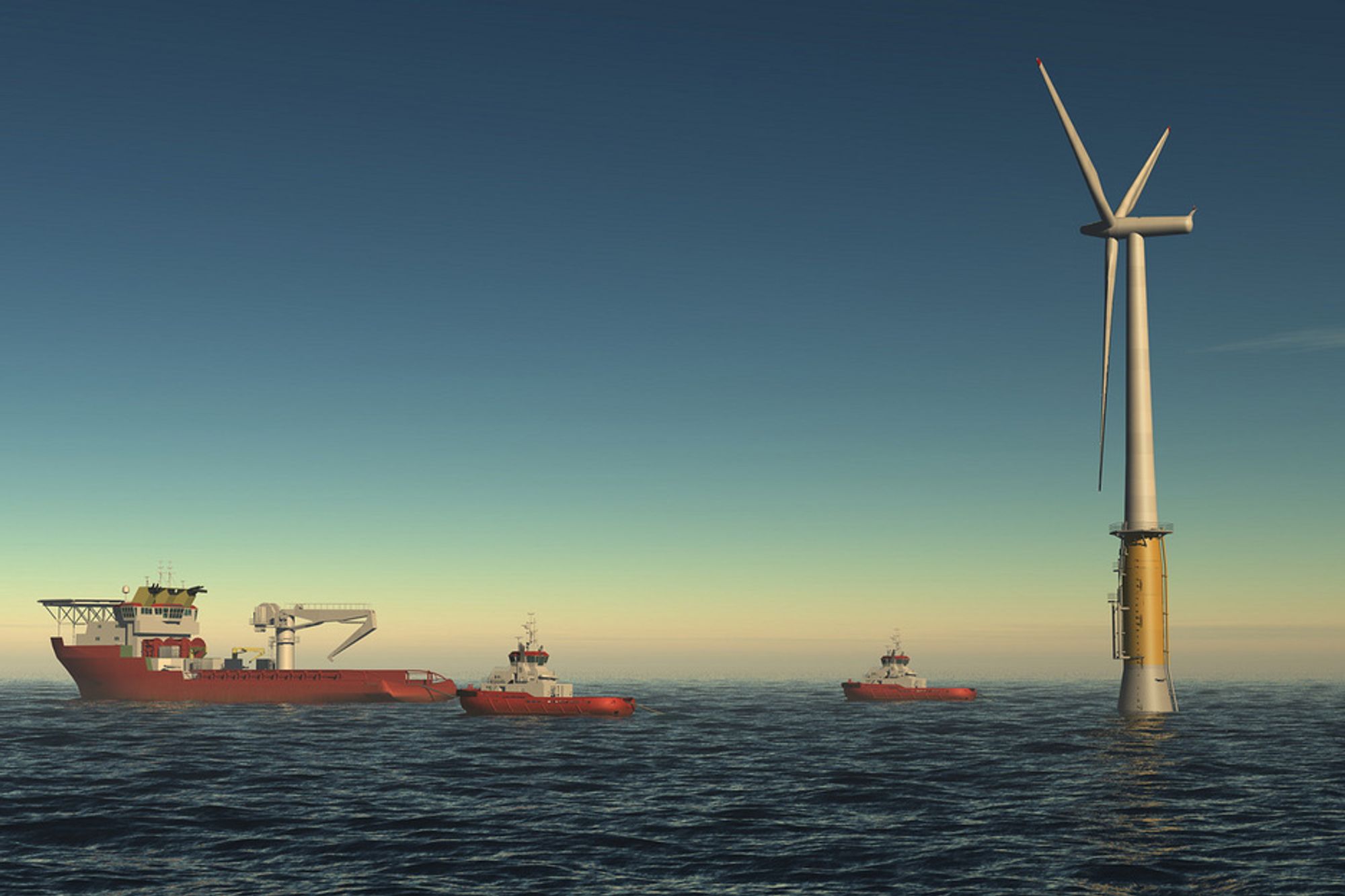 Slik skal Hywind installeres - Tu.no