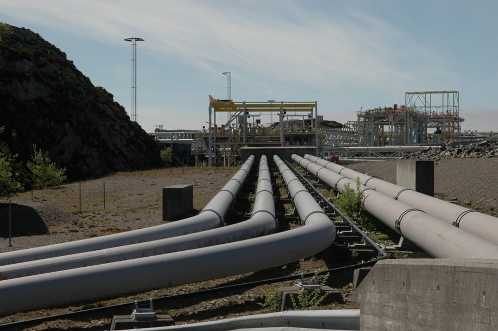 Eksplosiv gass lekket ut på Kollsnes