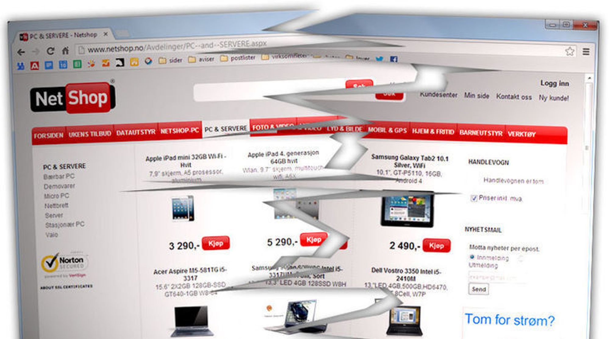 Netshop nedlagt - Digi.no