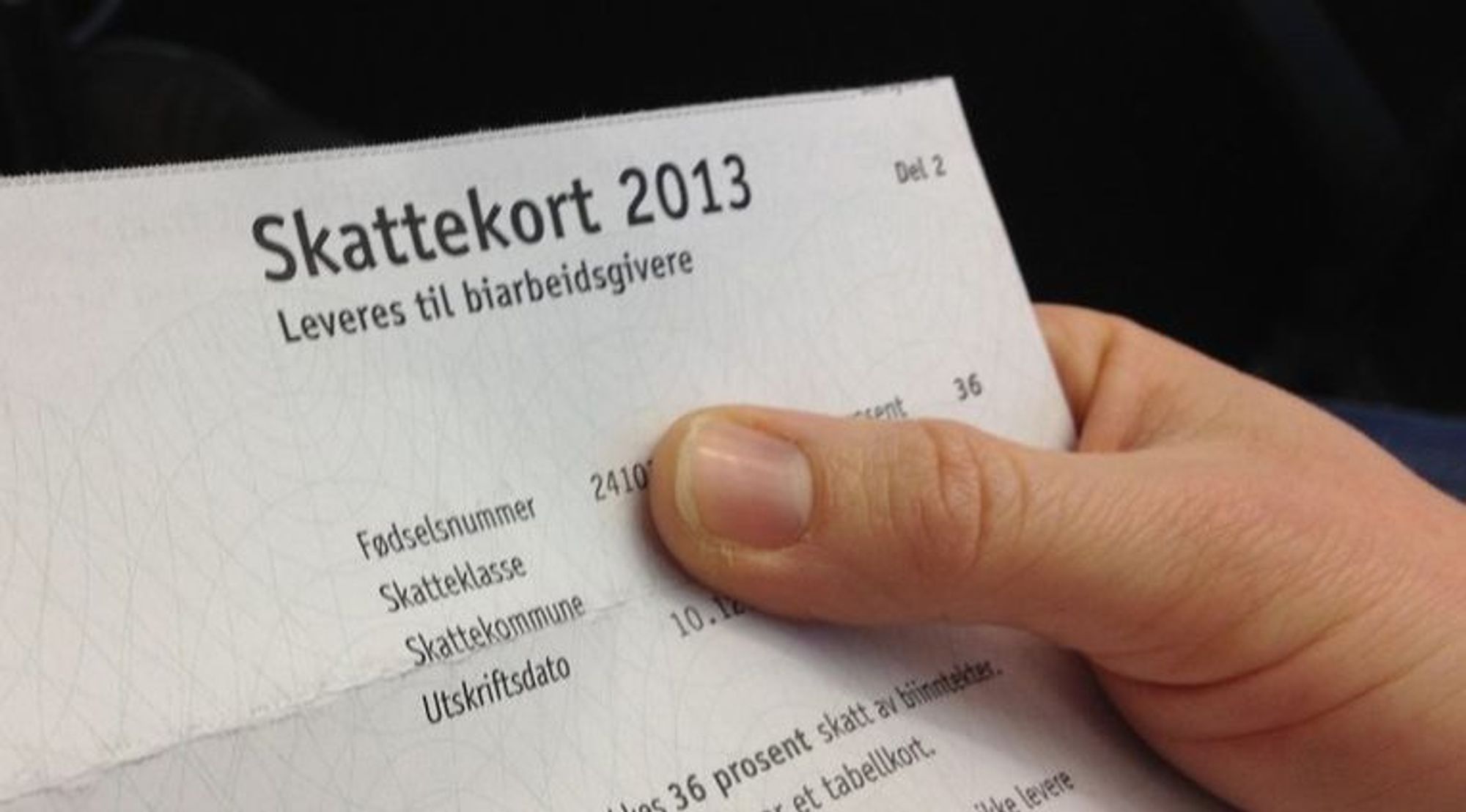 Nå forsvinner skattekortet - Digi.no