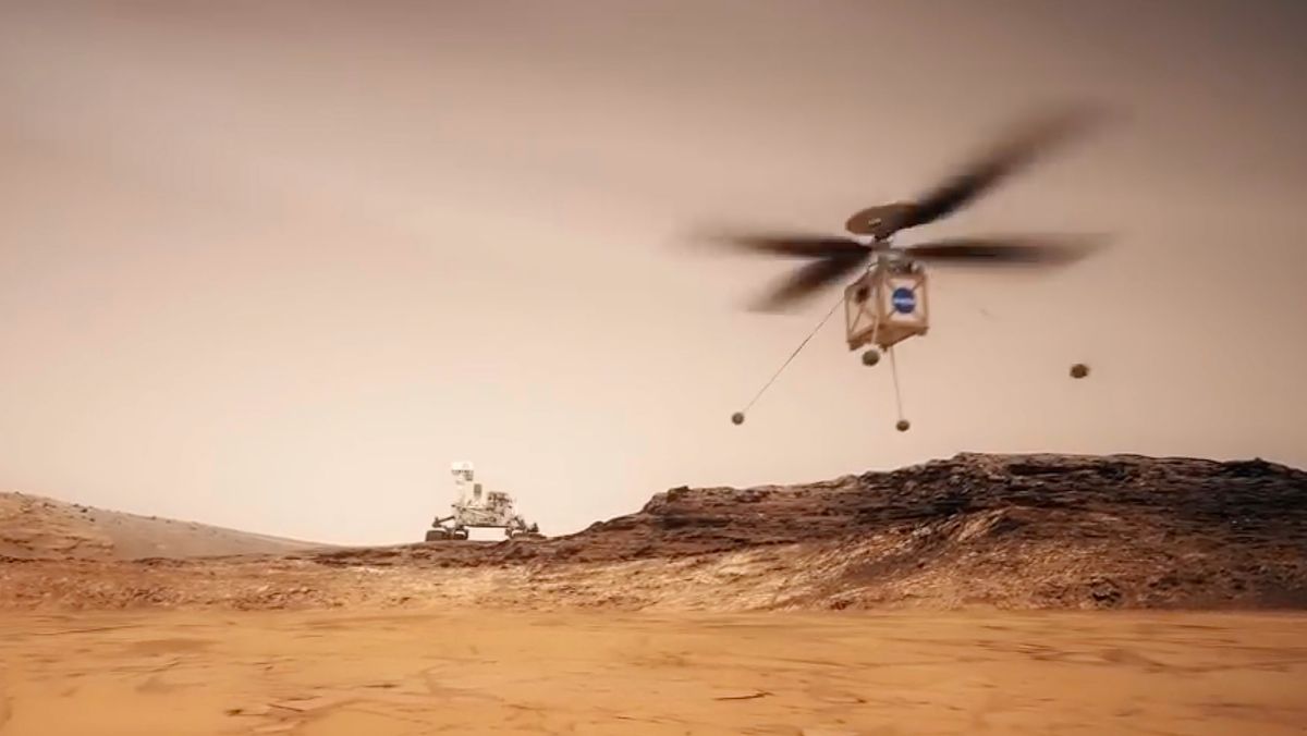 Slik skal helikopteret fly på Mars i 2021 - Tu.no