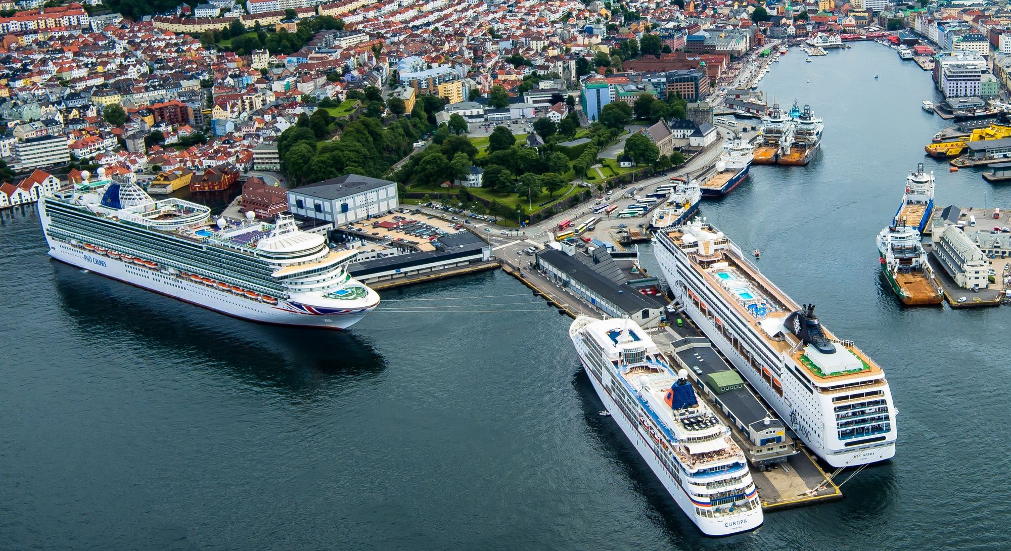 Bergen: 17 cruiseskip vil bruke landstrøm i 2020 - Tu.no