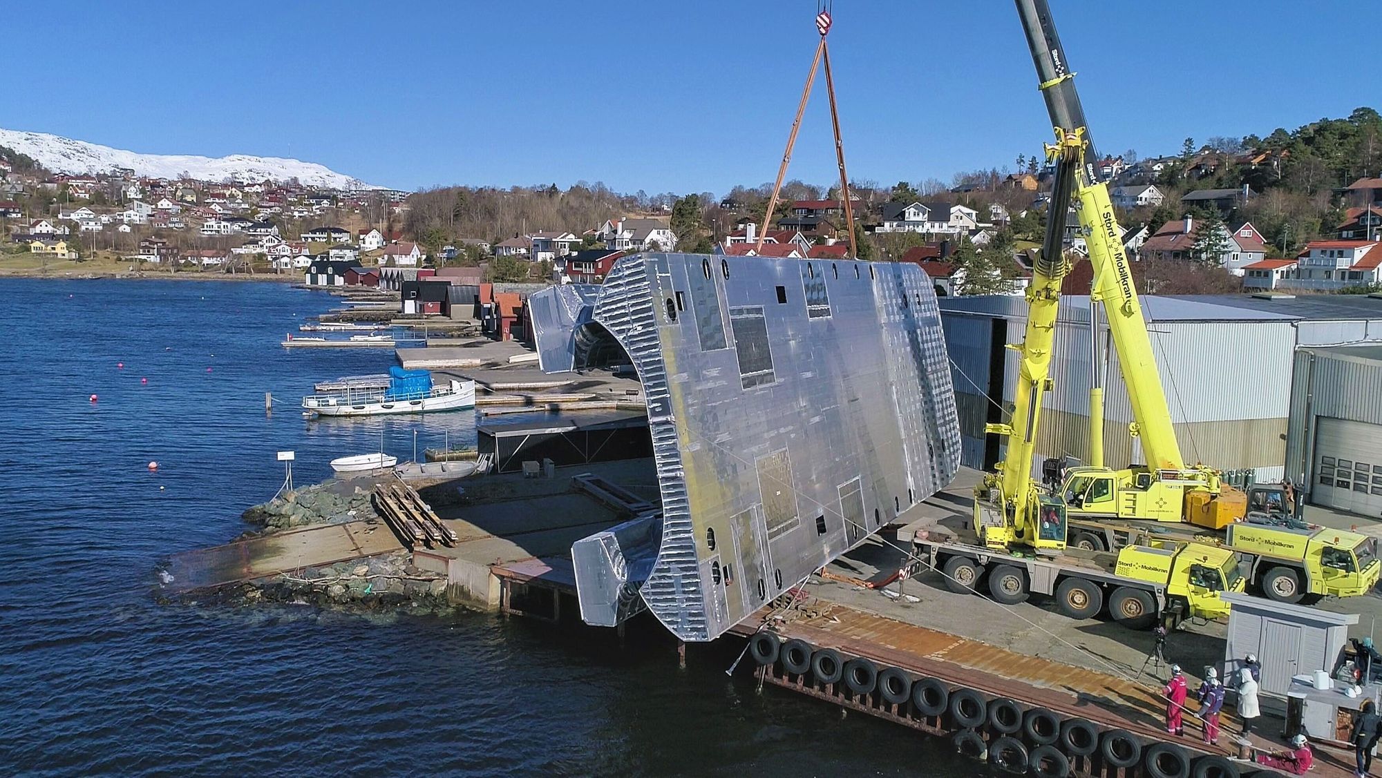 Verft på Stord bygger katamaran til havvind-bransjen - Tu.no
