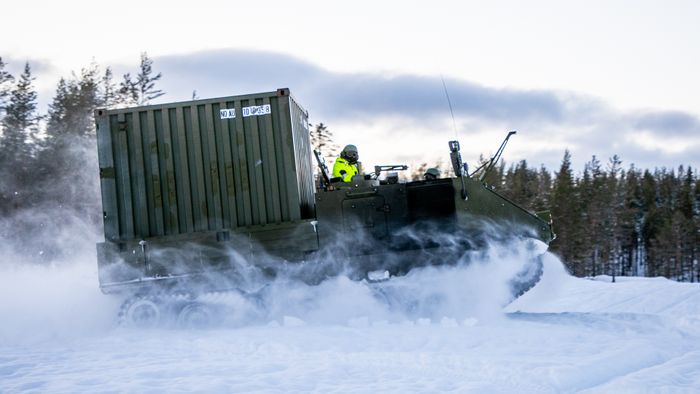 Nå har Hæren igjen et eget luftvern som ruller sammen med ...